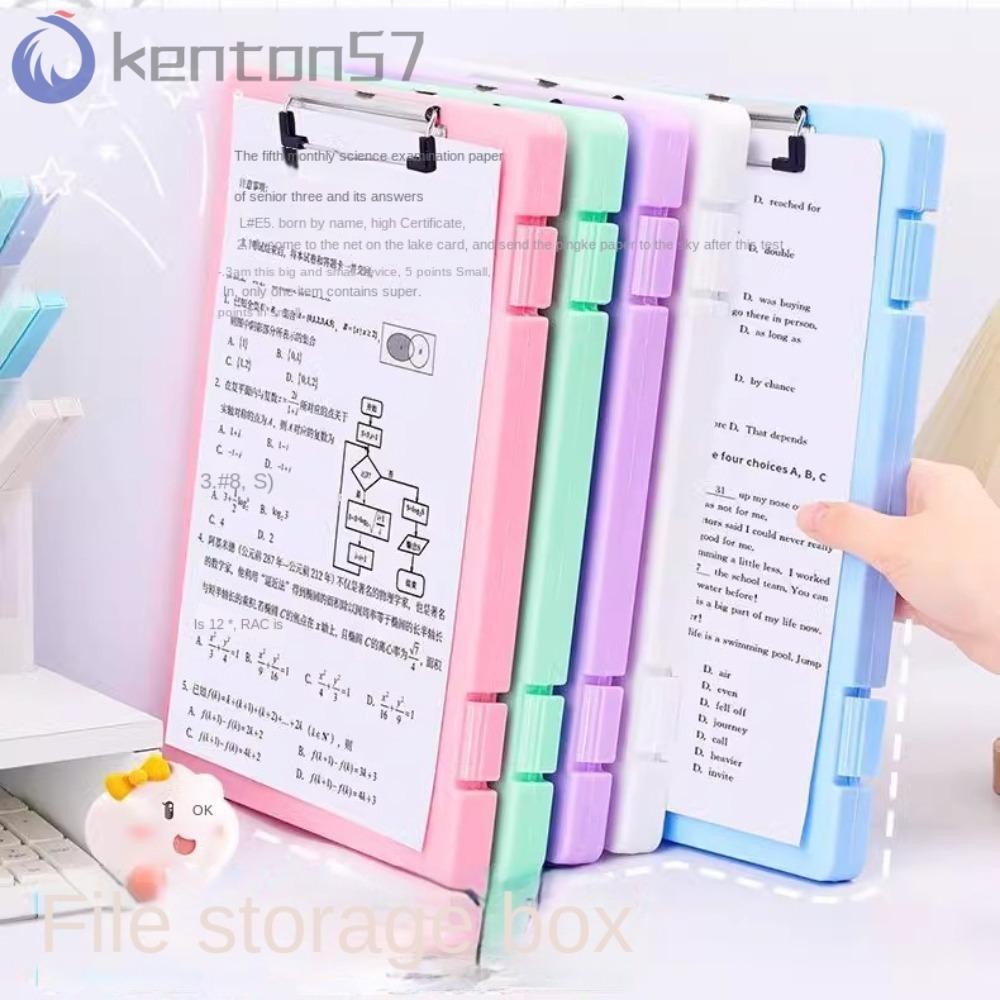 KENTON File Splint Storage Box, With Folder Clip Writing Board A4 ...