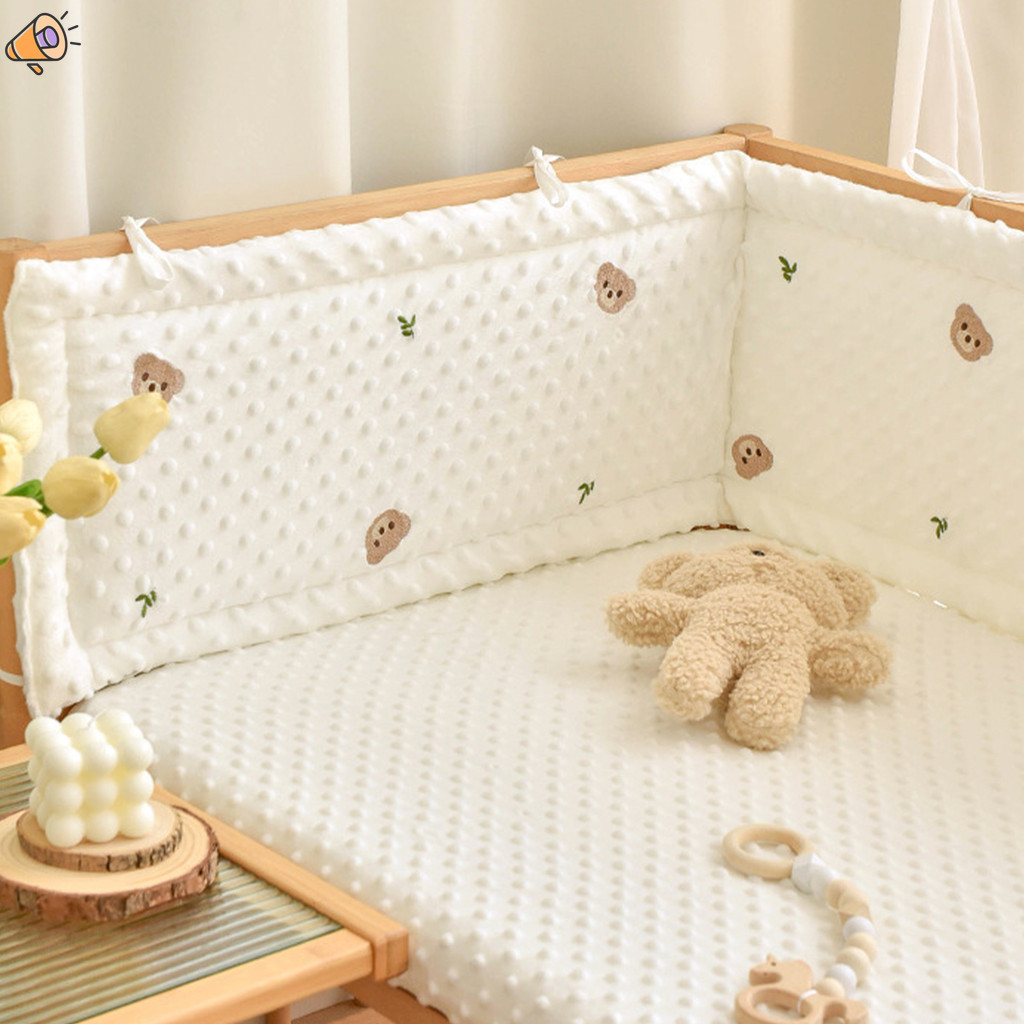 Baby Cot Bumper Soft Polyester Fibre Bed Border Comprehensive ...