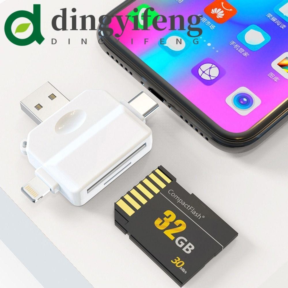 DINGYIFENG Multi-Function 5 in 1 Card Reader, High Speed Type C 5 in 1 ...
