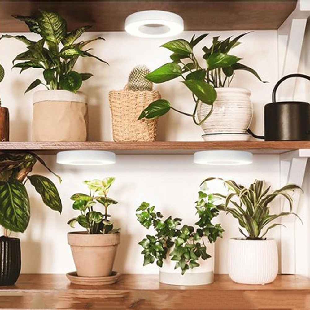 Full Spectrum Ceiling Grow Light 3/9/12H Timer LED Plant Light for ...