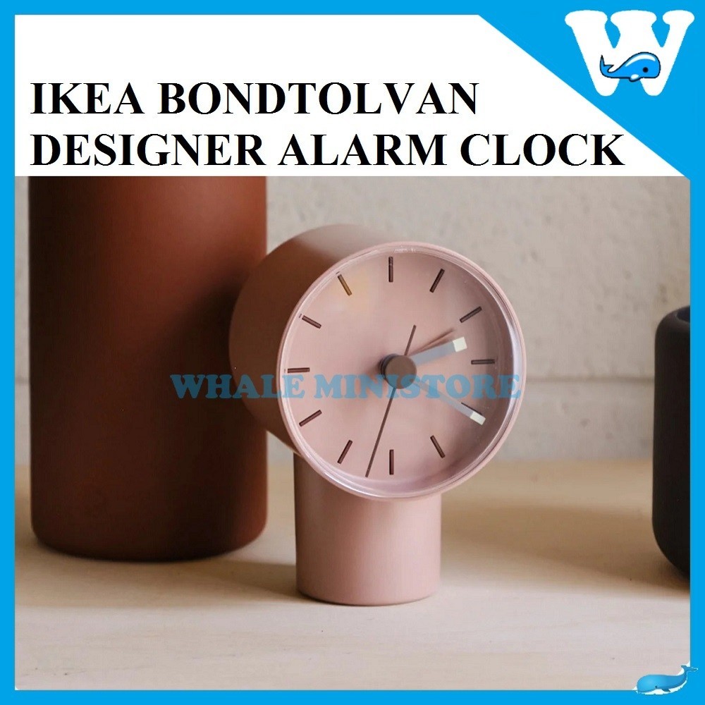 IKEA UNIQUE SHAPED DESIGNER TABLE ALARM CLOCK 8X9CM WITH SNOOZE ...