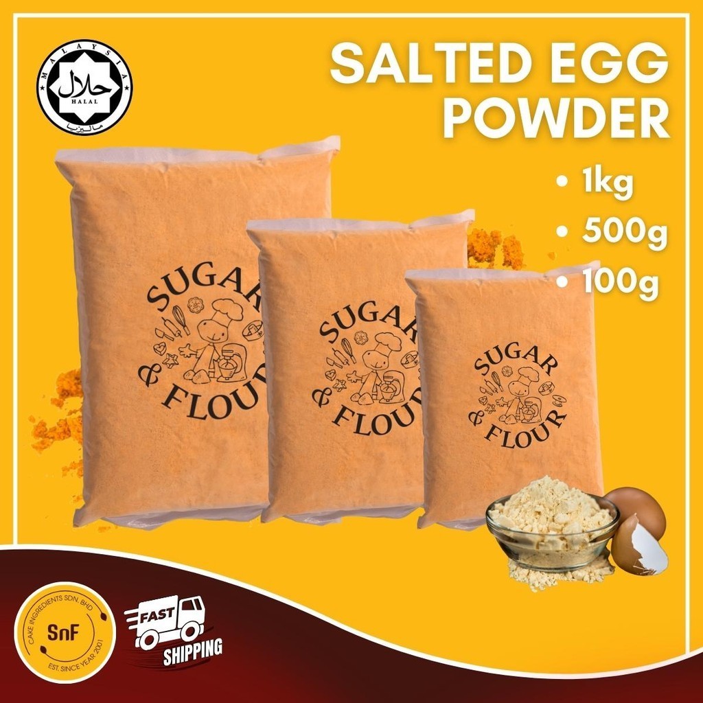 Salted Egg Powder Murah Halal 1kg 500g 100g Serbuk Perisa Viral Produk ...