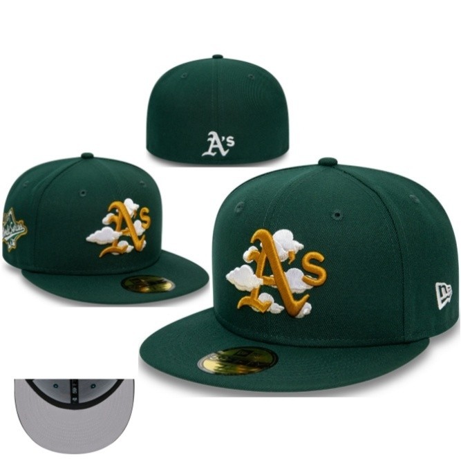 Spot new Oakland Athletics men's and women's fully enclosed hats, hip ...