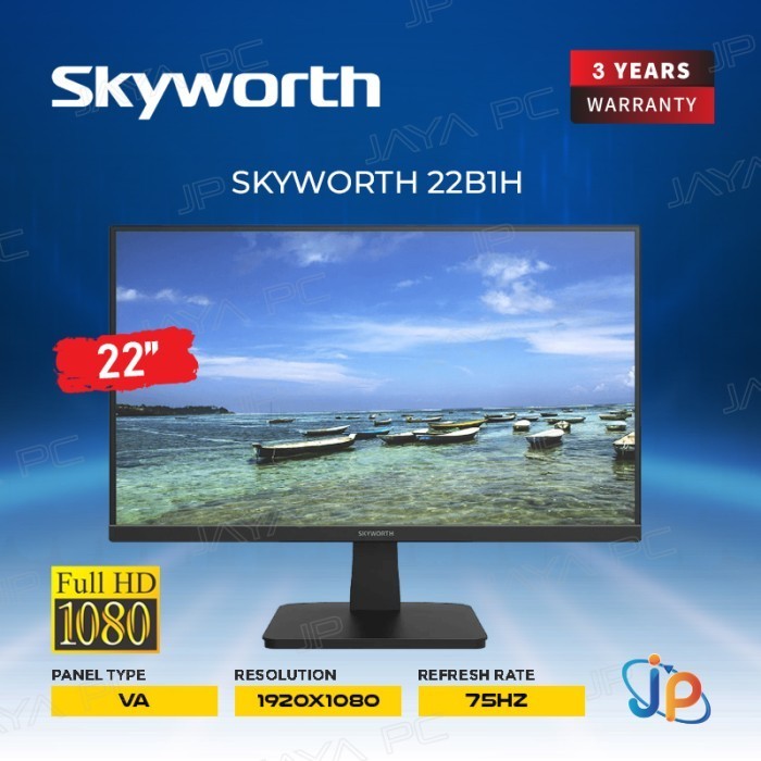 Skyworth LED Monitor 22B1H - Full HD 22" Inch | Shopee Malaysia