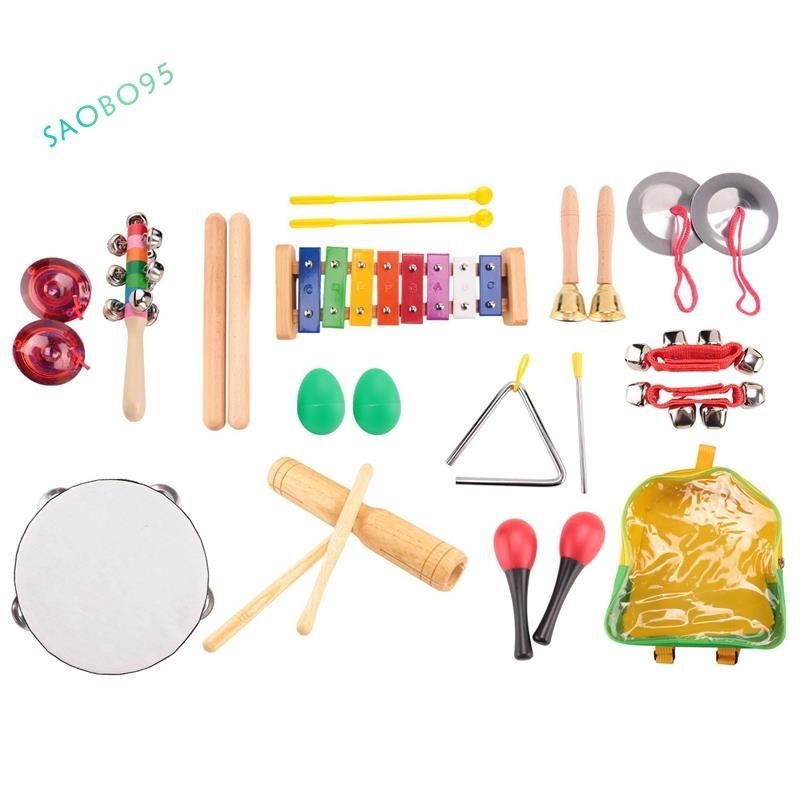 Musical Instruments for Toddler with Carry Bag,12 in 1 Music Percussion ...