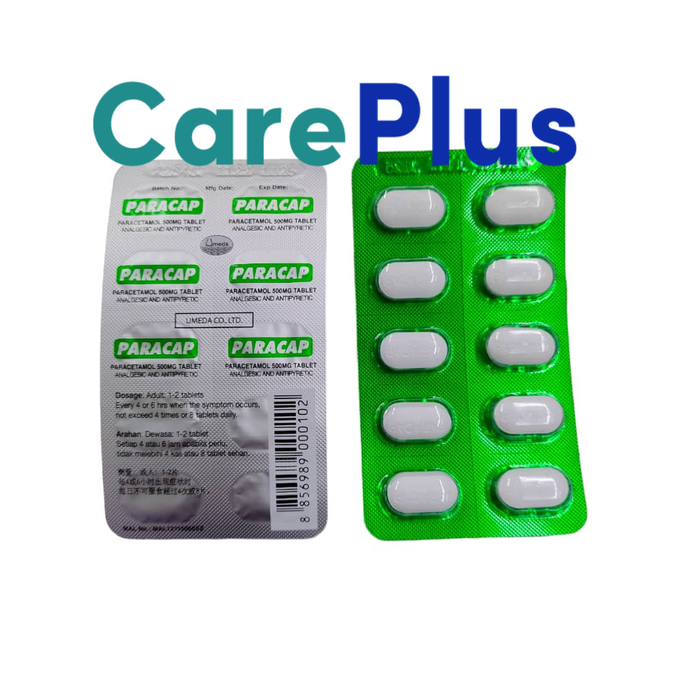 PARACAP PARACETAMOL 500MG TABS 10'S | Shopee Malaysia