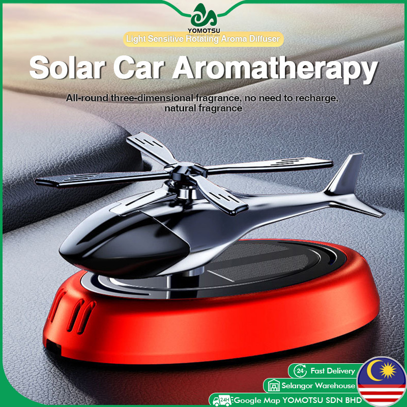 Car Solar Airplane Rotating Aromatherapy Luxury Car Interior Deodorant ...
