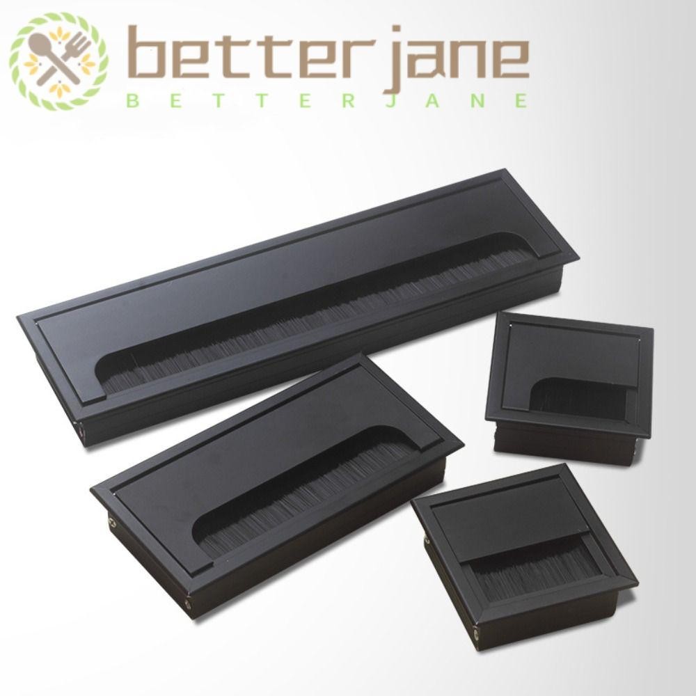 BETTER-JANE Cable Grommet, Aluminum Alloy Black Cable Management Box ...