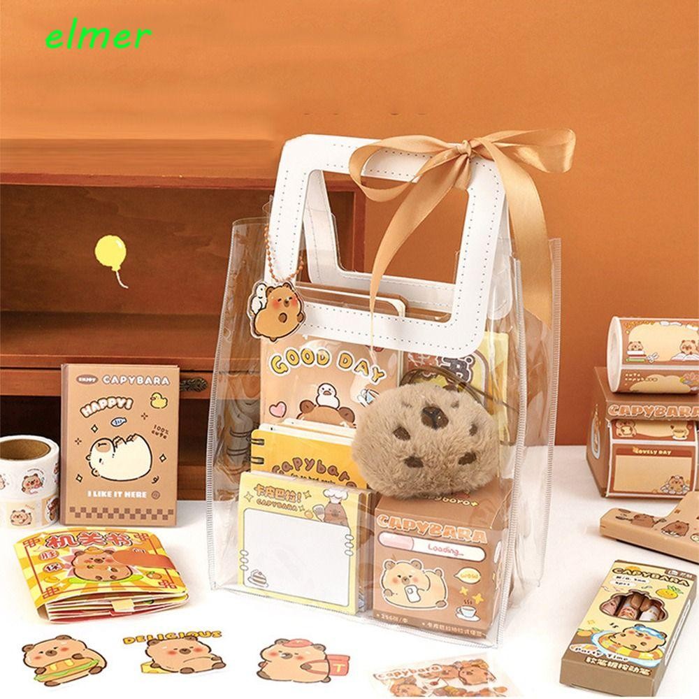 ELMER 70/73/105pcs Capybara Stationery Set, Cartoon Kawaii School ...