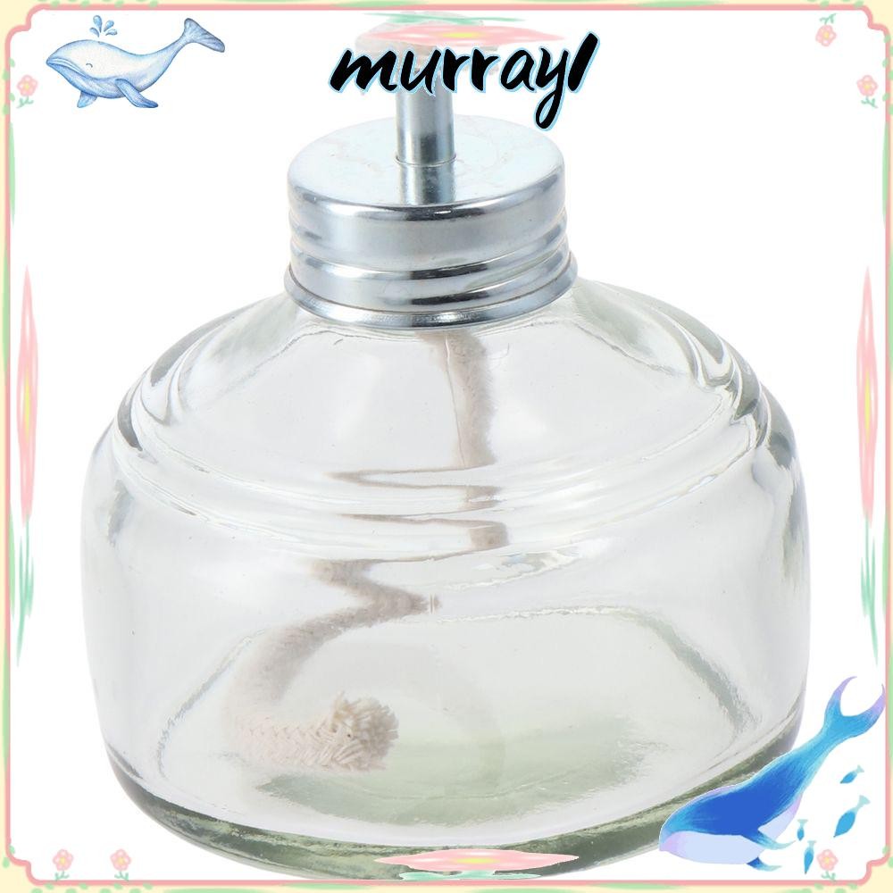 MURRAY1 Alcohol Burner, 120ML Glass Alcohol Lamp, Alcohol Burner Lamp ...