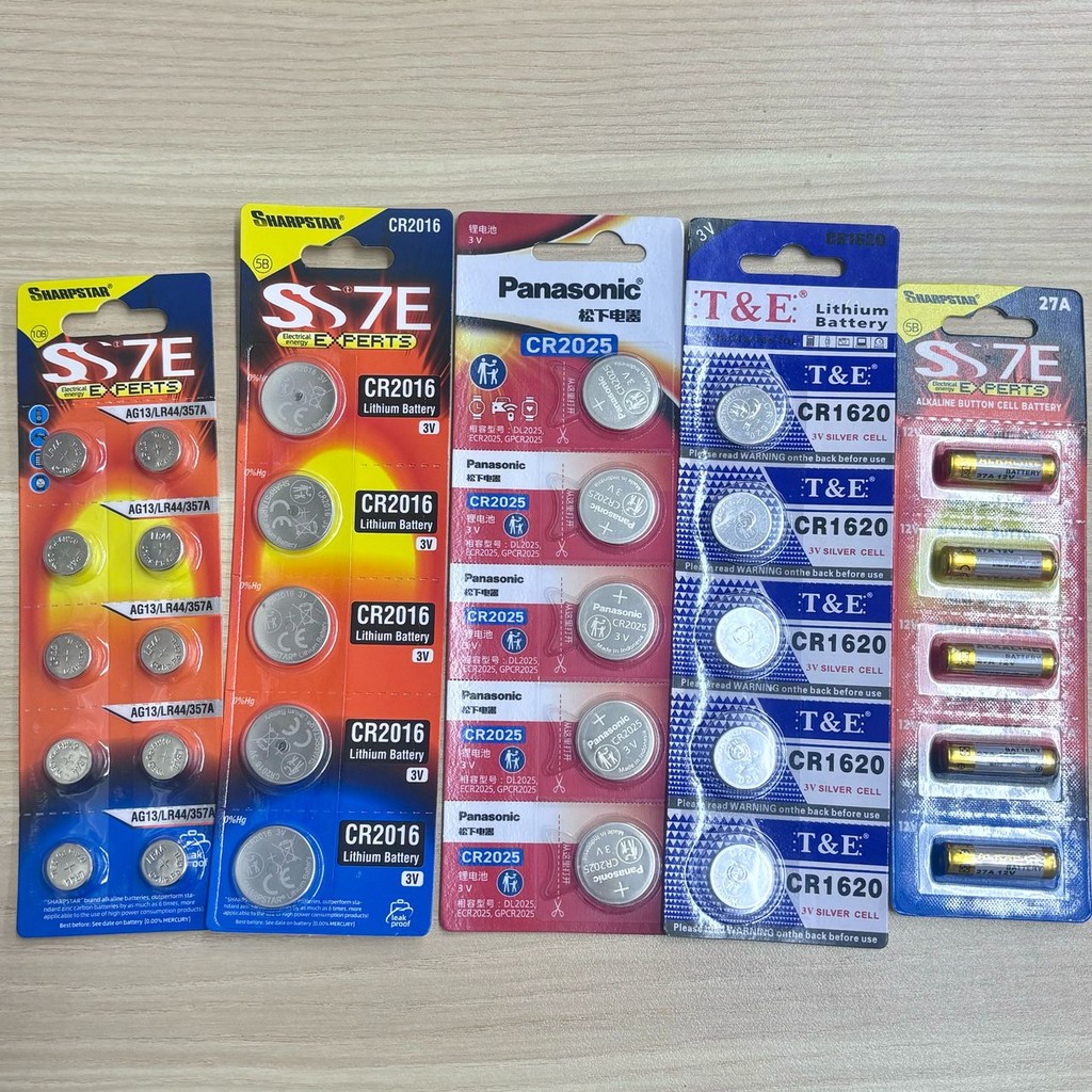 Button Cell Battery Watch Toy Coin Calculator PC Alkaline Batteries ...