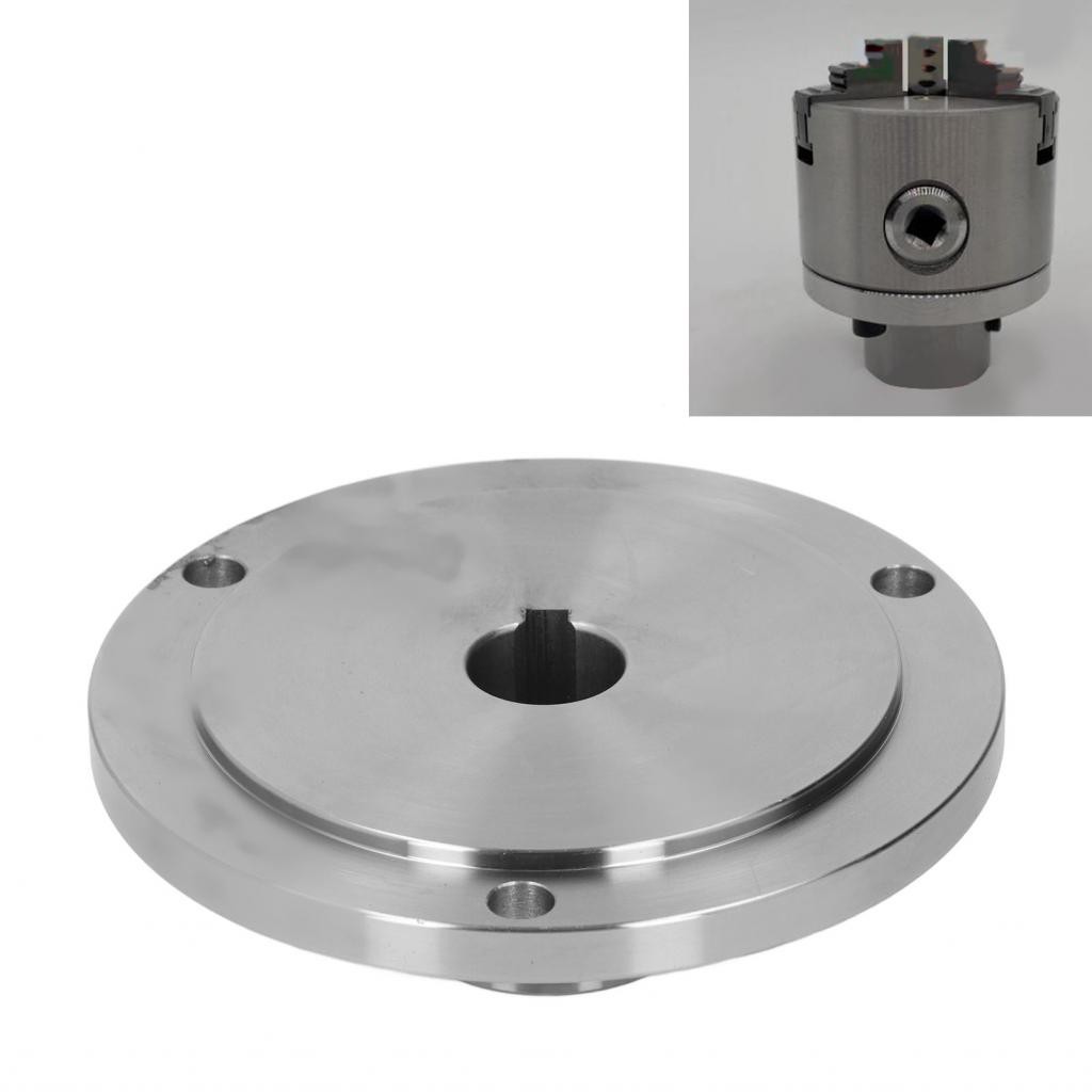 Haapeury Lathe Faceplate 130mm Chuck with 3-Hole Easy Removal for K11 ...