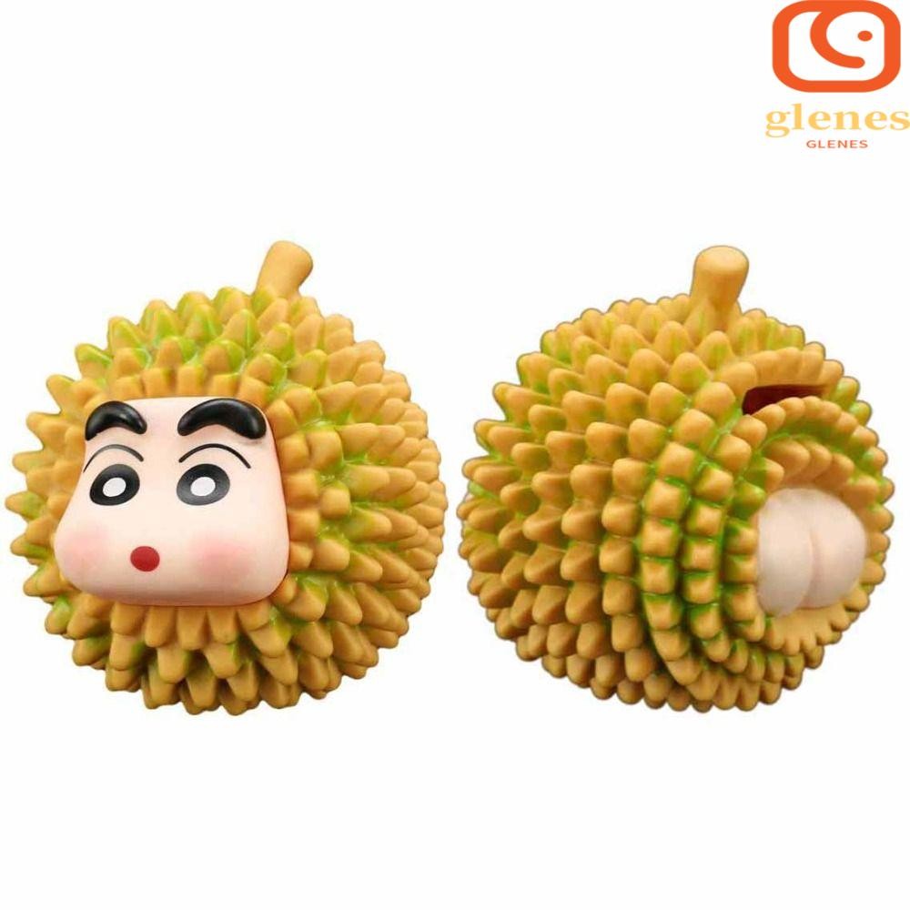 GLENES Fruit Crayon Shin-chan Piggy Bank, Banana Durian Crayon Shin ...