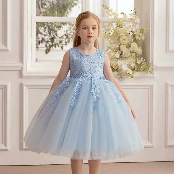 dress budak perempuan dress raya 2025 satin dress Girls Dress Princess ...