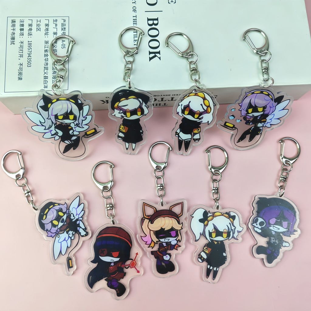 Fashion Anime Murder Drones‌ Key Ring Character Uzi Doorman N V Acrylic ...