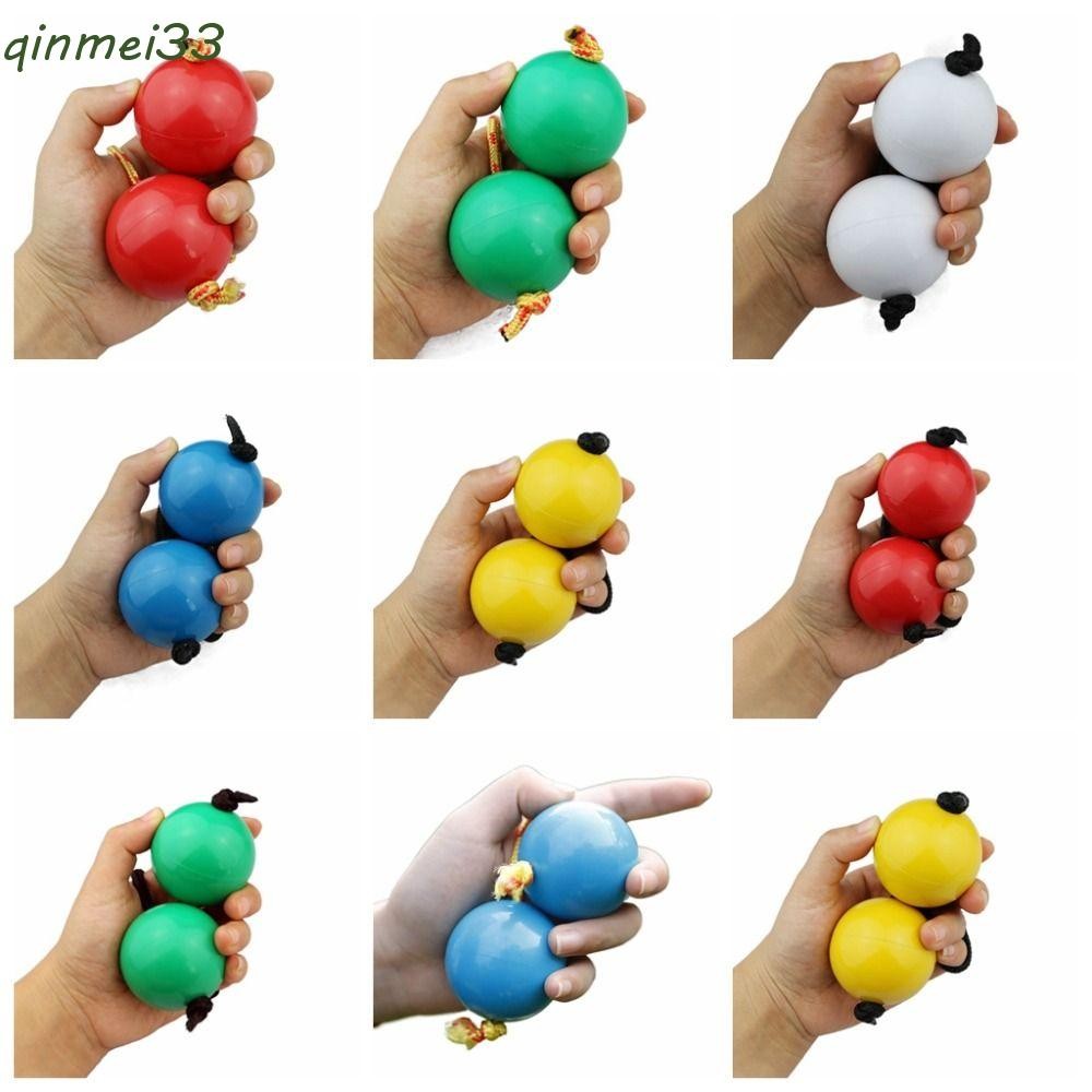 QINMEI Hand Rhythm Balls, Kashaka Rhythmic Ball Rhythmic Drum Balls ...