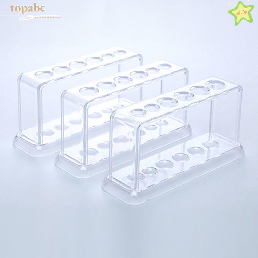 TOPABC Test Tube Holder, 6 Holes Test Tube Rack, High-quality Plastic ...
