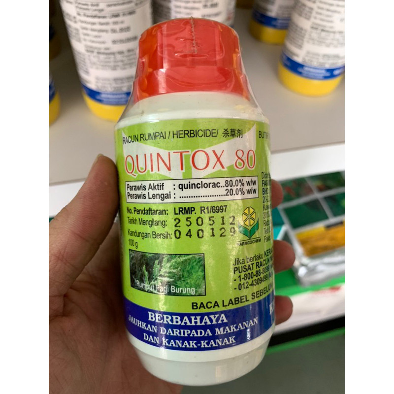 [ORIGINAL] 100G QUINTOX 80 Farmcochen / Herbicide / RACUN RUMPAI/RACUN ...
