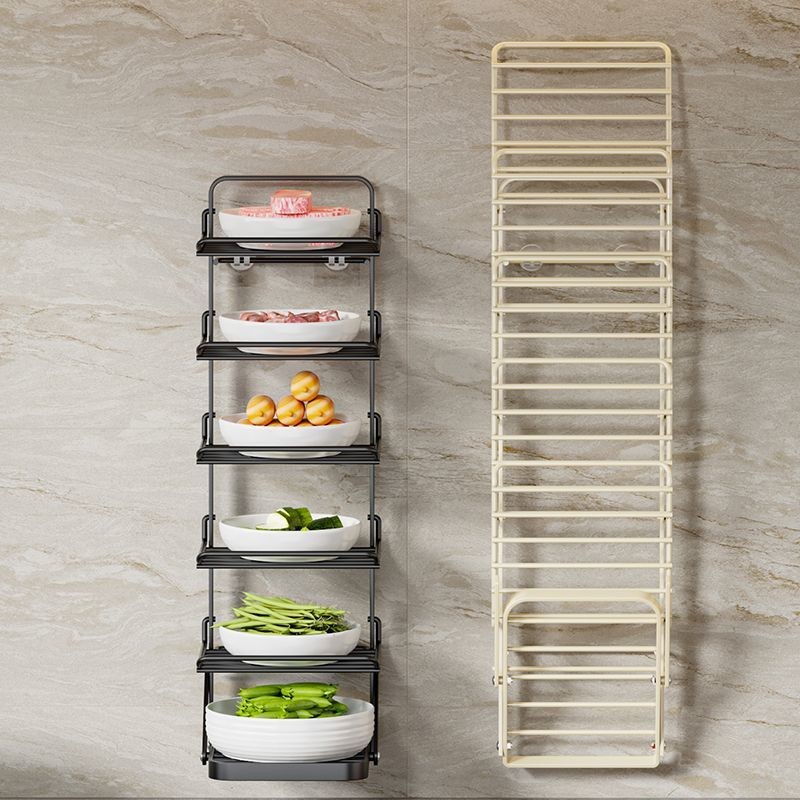 [4837 People Collection] Kitchen Wall-Mounted Countertop Foldable Multi ...