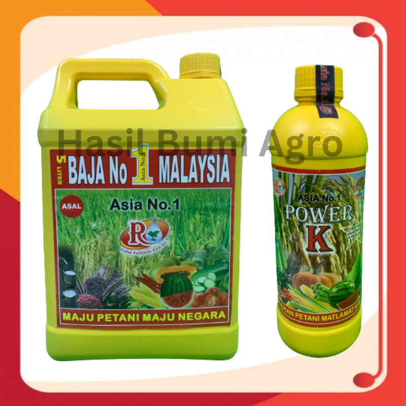 [ORIGINAL] 5L RO FREE 1L POWER K ASIA NO 1 Baja Buah/Vitamin Padi/Baja ...