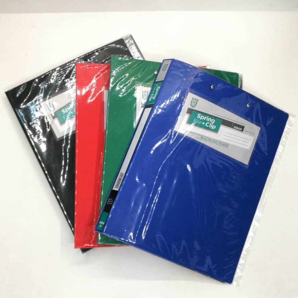 LION FILE PP SPRING FILE A4 + WIRE CLIP (208AW) | Shopee Malaysia