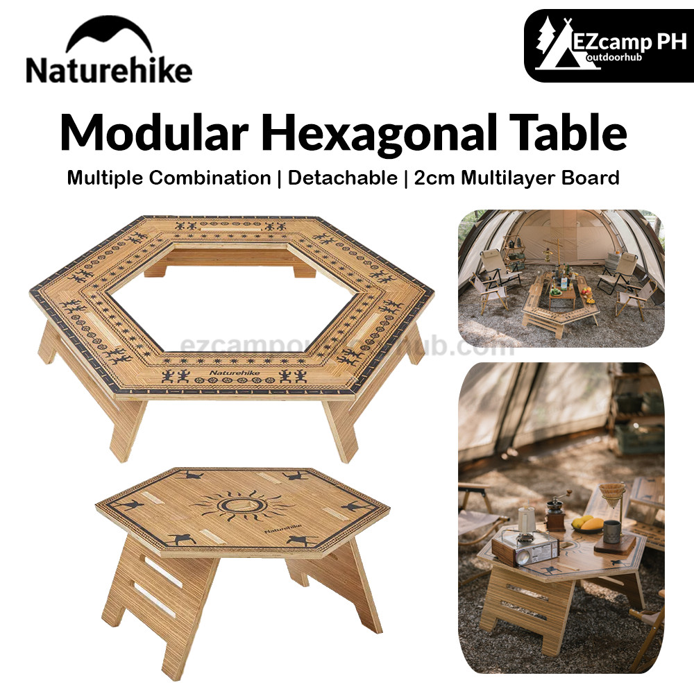 Naturehike Modular Hexagonal Table Multipupose Splicing Table DIY Multi ...