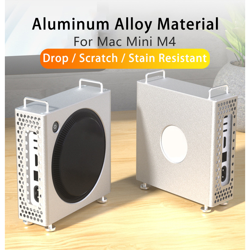 2025 2in1 Design For Mac Mini M4/M4 Pro Aluminum Alloy Vertical Stand ...