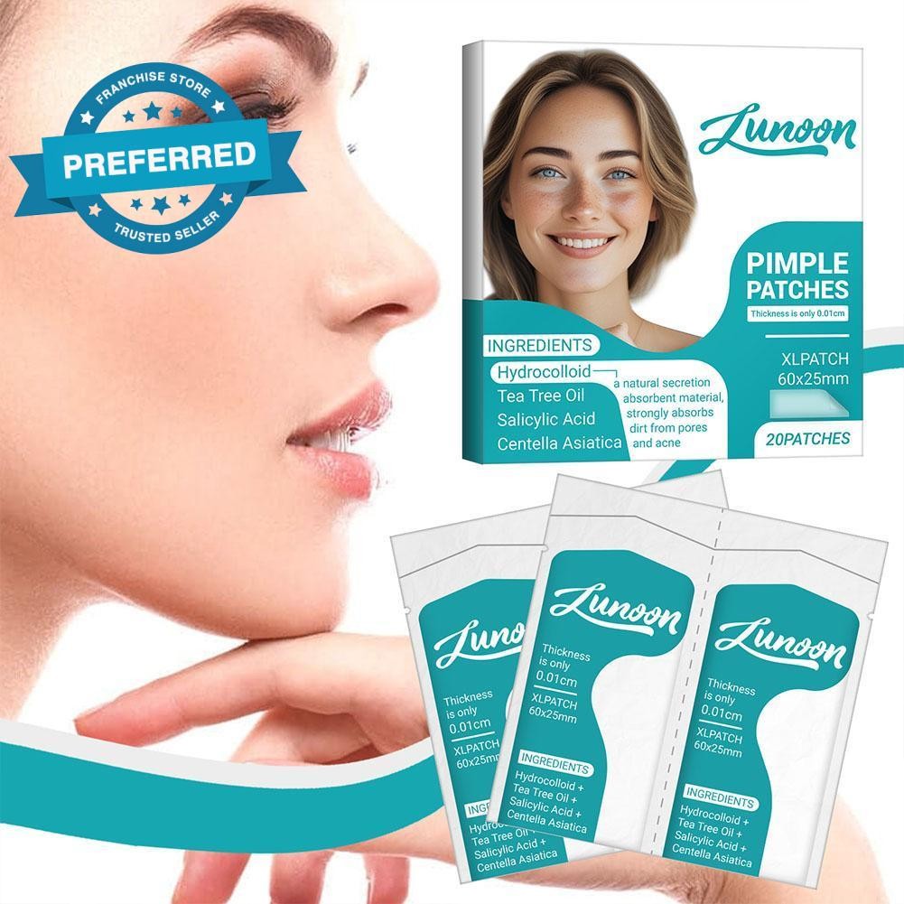 Transparent Invisible Acne Patch Round Pimples Hydrocolloid Salicylic ...