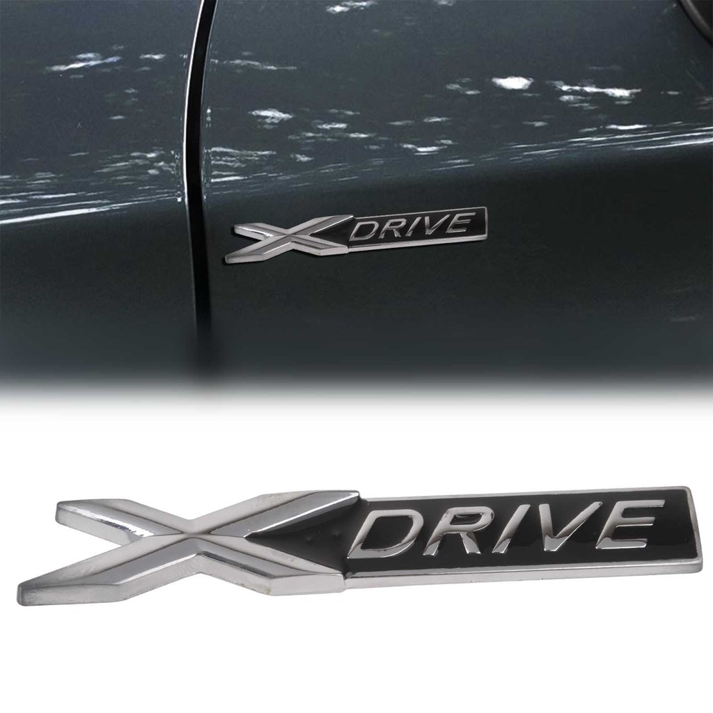 Metal X Drive XDrive Logo Car Body Emblem Badge Sticker Decal for BMW ...