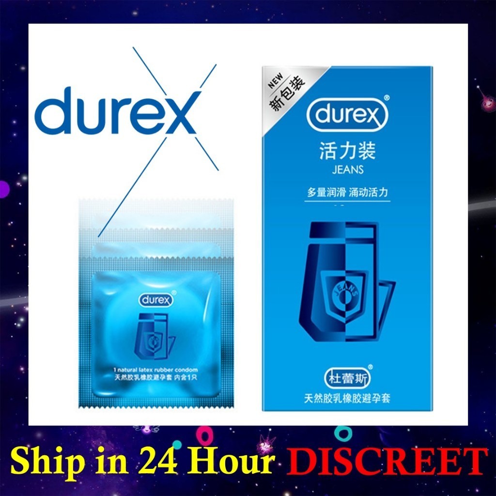 SAFETY CONDOM Durex Condom Jeans 3/12 pcs Kondom Durex Tahan Lama extra ...