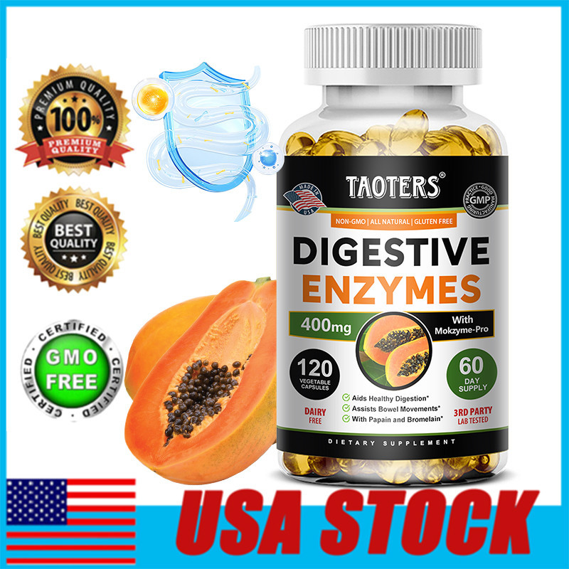 Digestive Enzymes & Probiotics, Natural Stomach and Digestive ...