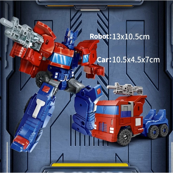 Transformed Robots Optimus Prime Transformer Toy For Kids Children Boys ...