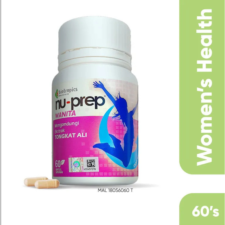 Nu-Prep Wanita Tongkat Ali ( 60 Capsules ) | Shopee Malaysia