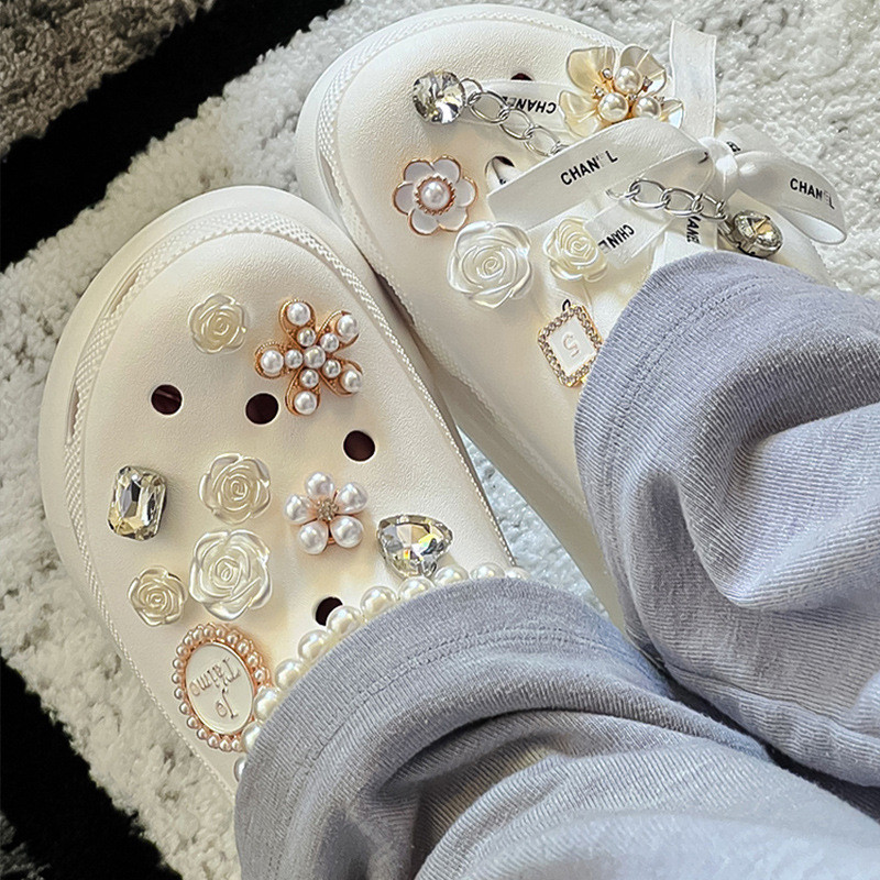 Crocs charm aksesori 洞洞鞋配饰 croc kasutcross shoes Chain Jitbitz Charms ...