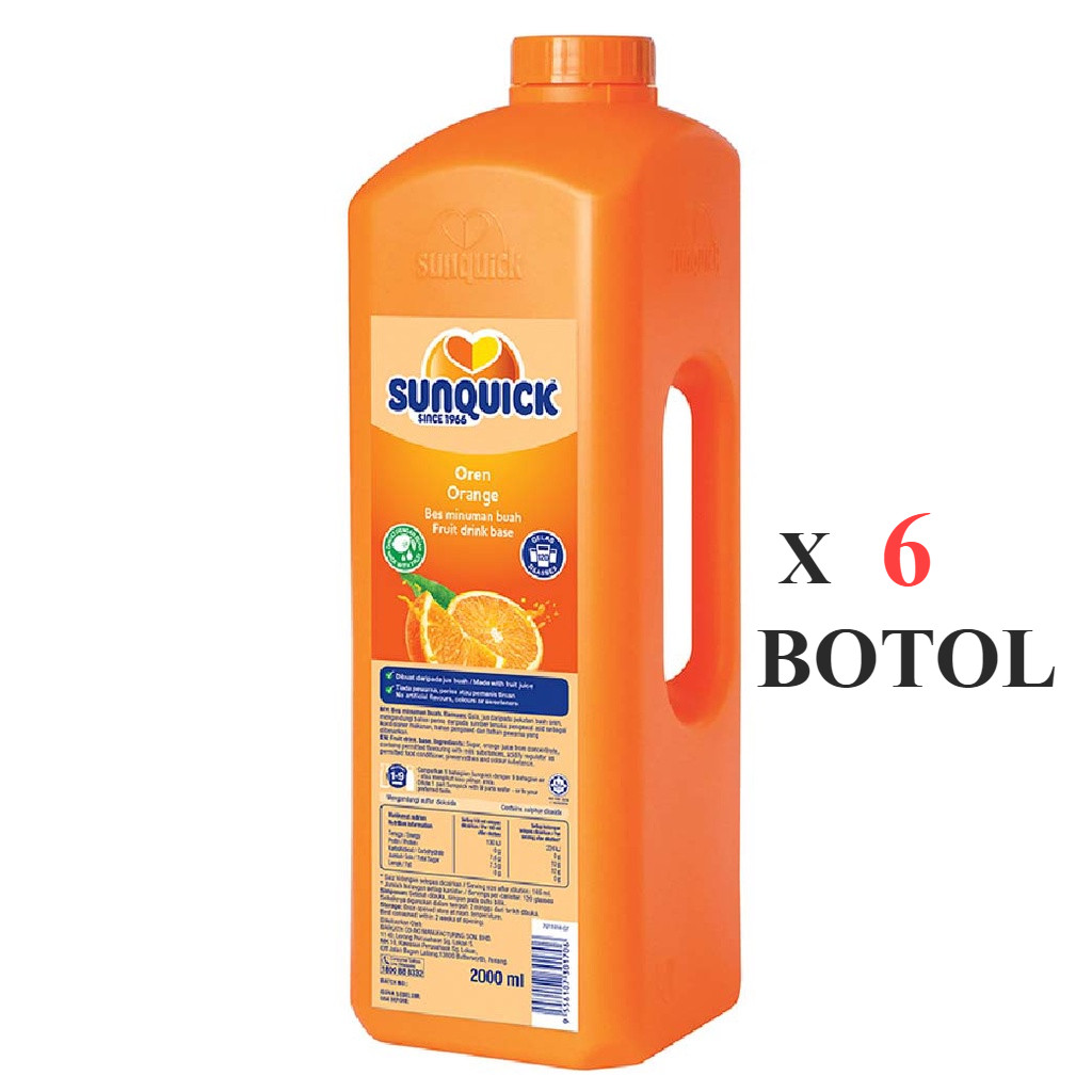 RM30 OFF FREE PUMP EXP JAN 2025 CARTON 2L Sunquick Orange Concentrate 6 ...