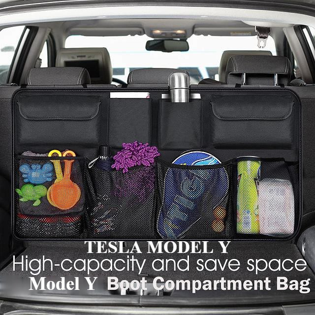 Tesla Model Y Car Boot Storage Bag Boot Hanging Compartment Bag ...