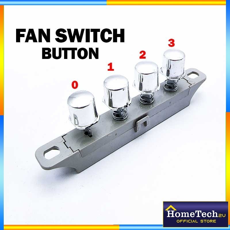 Universal Table Fan Switch Button Suis Kipas Round Button For Pensonic ...