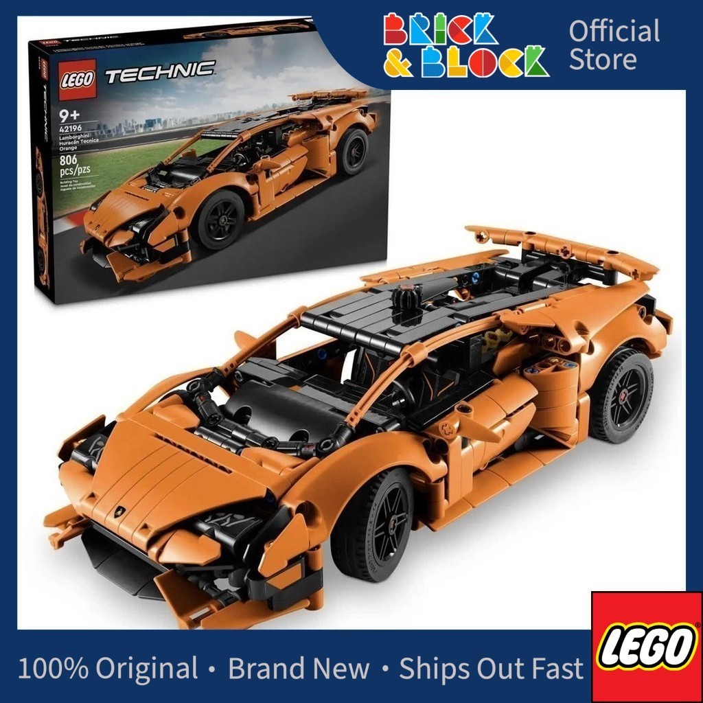 LEGO 42196 Lamborghini Huracan Tecnica Orange | LEGO Technic | Shopee ...