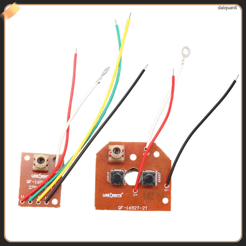 2 Sets Remote Control Car Module RC Receiver Board Toy Transmitter ...