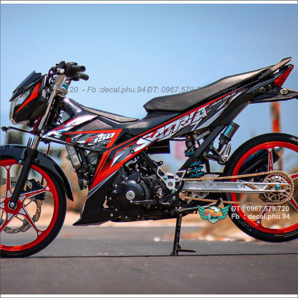 Black Satria Removable Stamp (F) Car Life Stamp Color | Shopee Malaysia