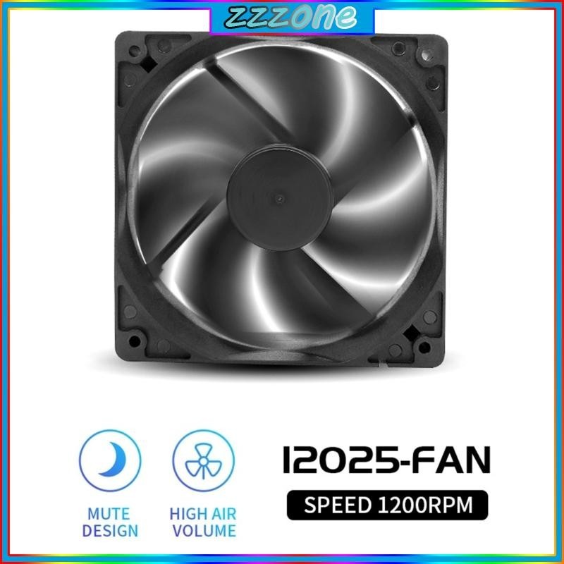 zzz Computer PC Chassis Fan 12cm 120mm 12025 Silent Control Computer ...