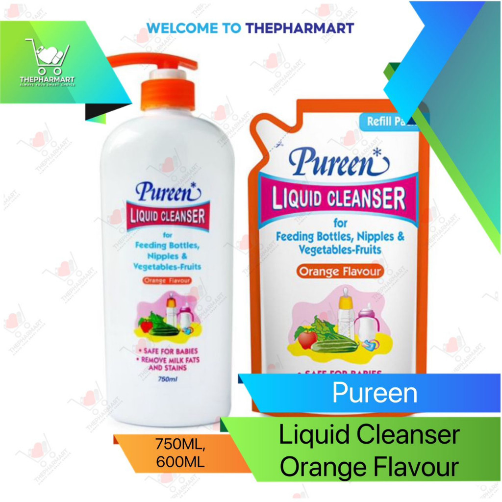 Pureen Liquid Cleanser Orange Flavour | Shopee Malaysia