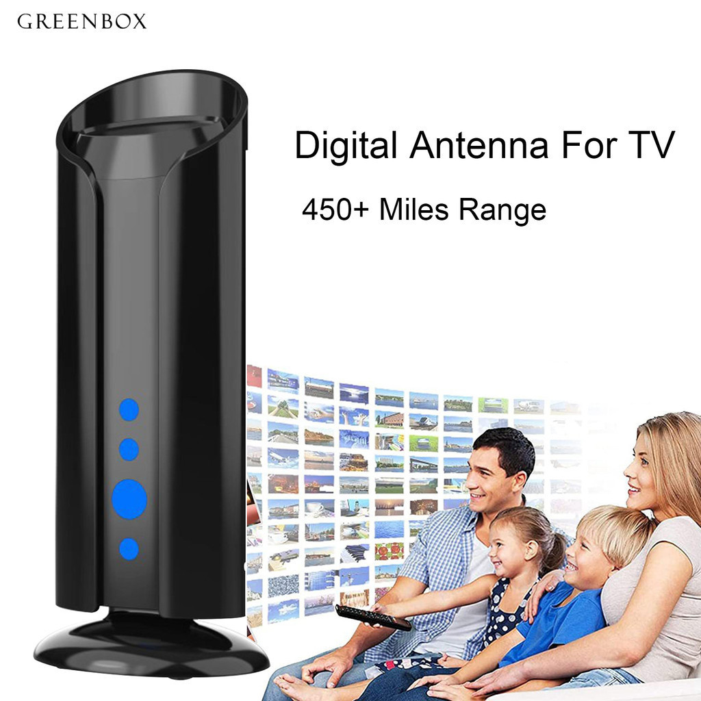 [GB]TV Antenna 450+ Miles Range Indoor 4K HDTV Antenna with Powerful ...