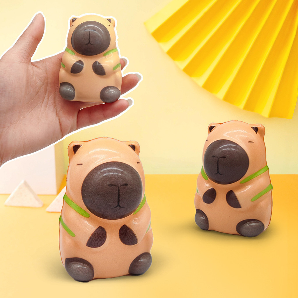 6cm Capybara Squishy Toy Slow Rebound Pinch Decompression Doll Toys ...