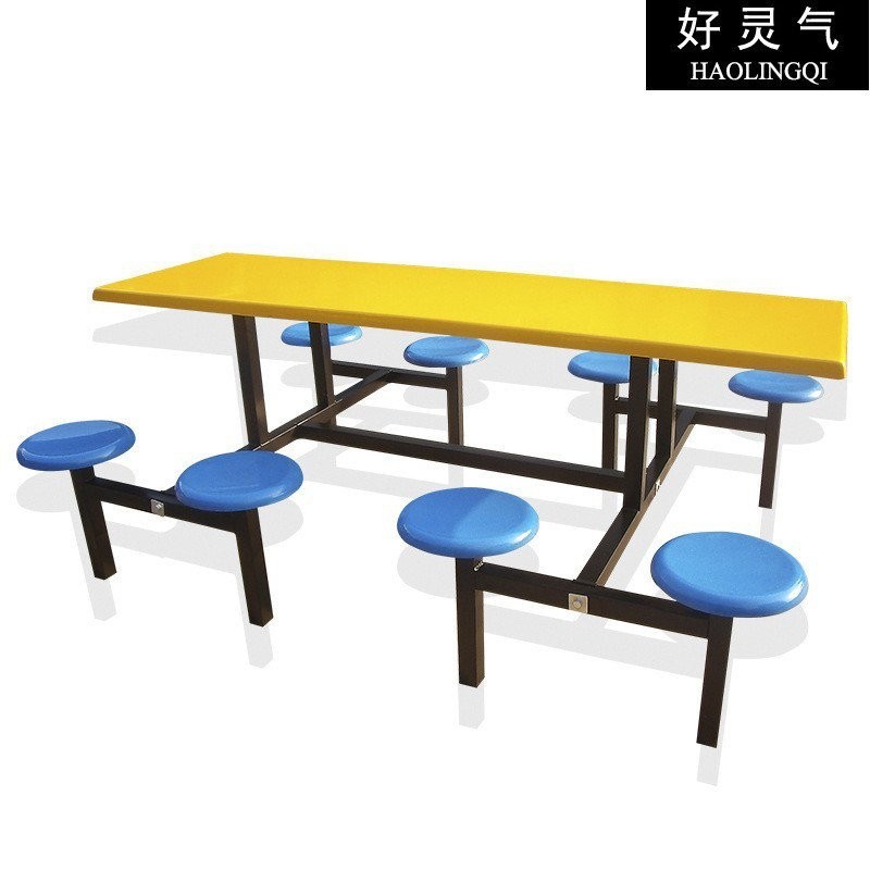 Direct Sales Student Canteen Dining Table Strong Durable Eight-Person ...
