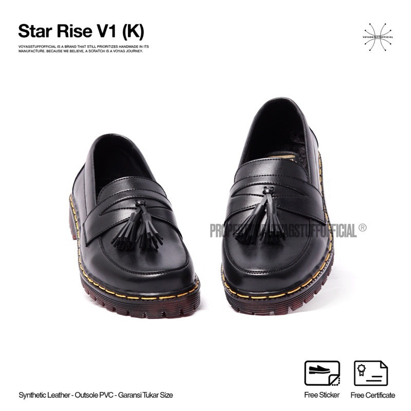 BRG IRN.... Voyagstuffofficial - Star Rise V1 Men's Slip On Shoes Penny ...