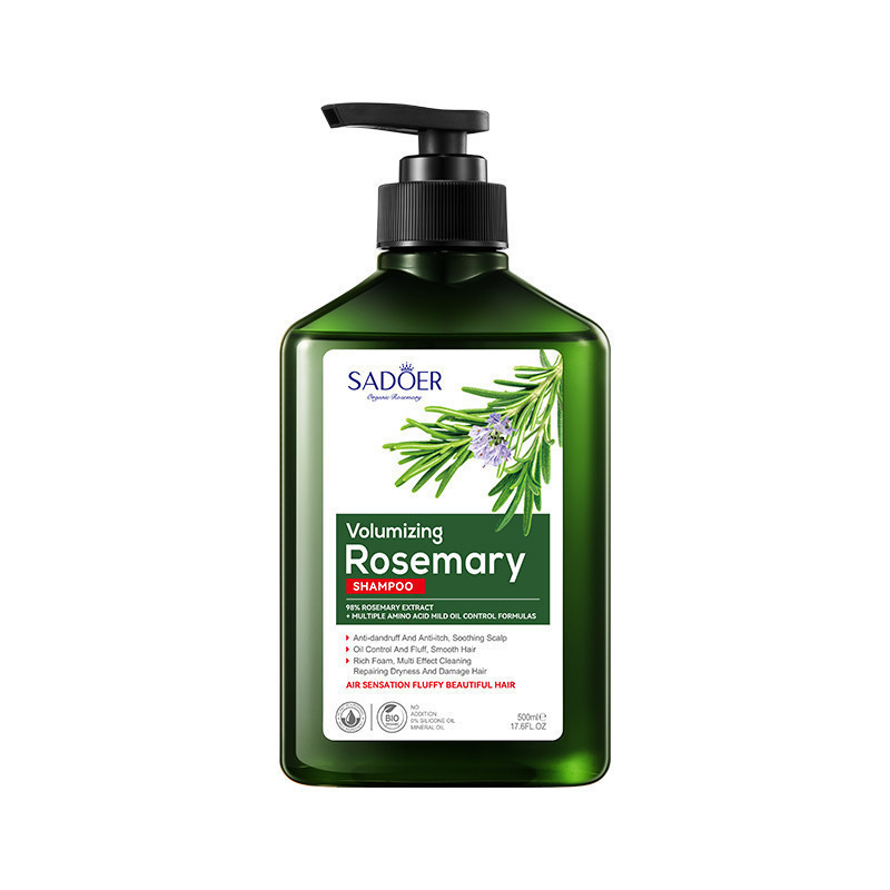 ROREC SADOER Rosemary Volumizing Shampoo Anti-Dandruff Anti-Itch Soothing Scalp Oil Control ...