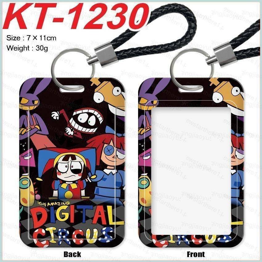 THE AMAZING DIGITAL CIRCUS Anime KeyChain Card Holde student MetroCard ...