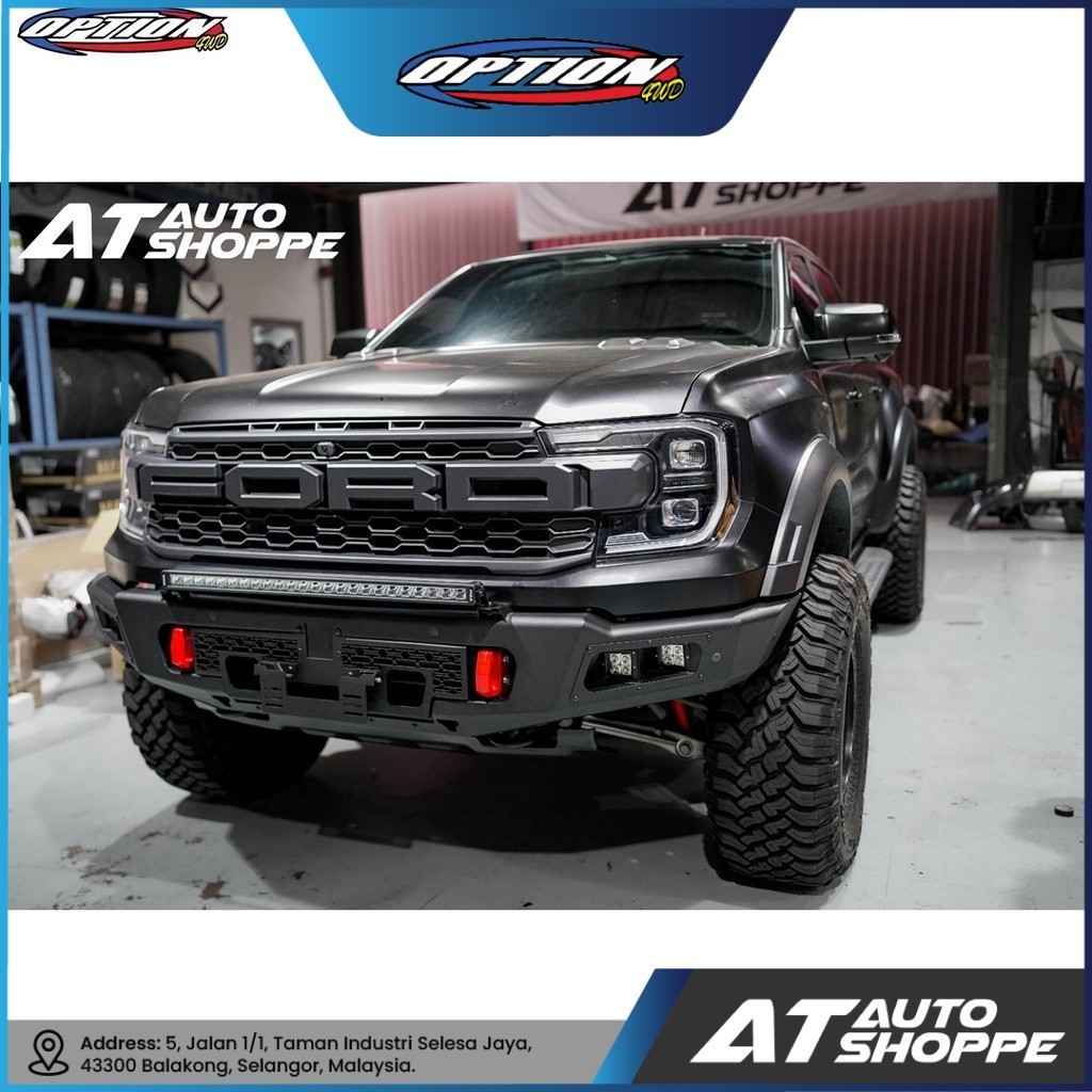 OPTION 4WD FRONT BUMPER V1 FOR FORD RANGER NEXT GEN 2023 T9 RAPTOR ...
