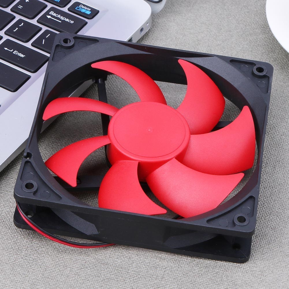 keepdreaming NEW 12cm 120mm DC12V 1800R 120x120x25mm 2Pin Cooling Fan ...